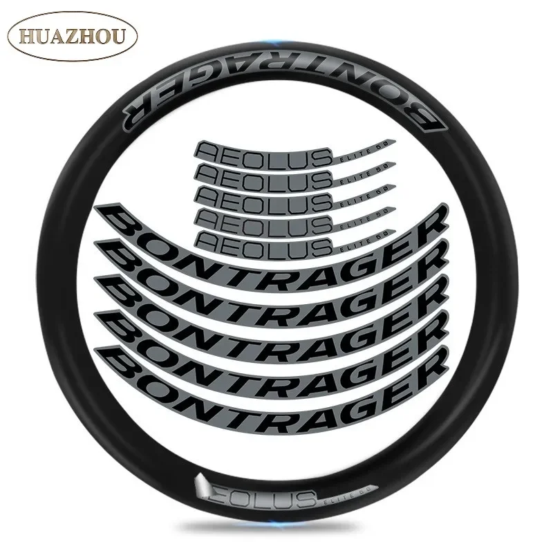 MTB Road Bike Rims Decals for Bontrager Aeolus Elite 50TLR Disc Brake ...