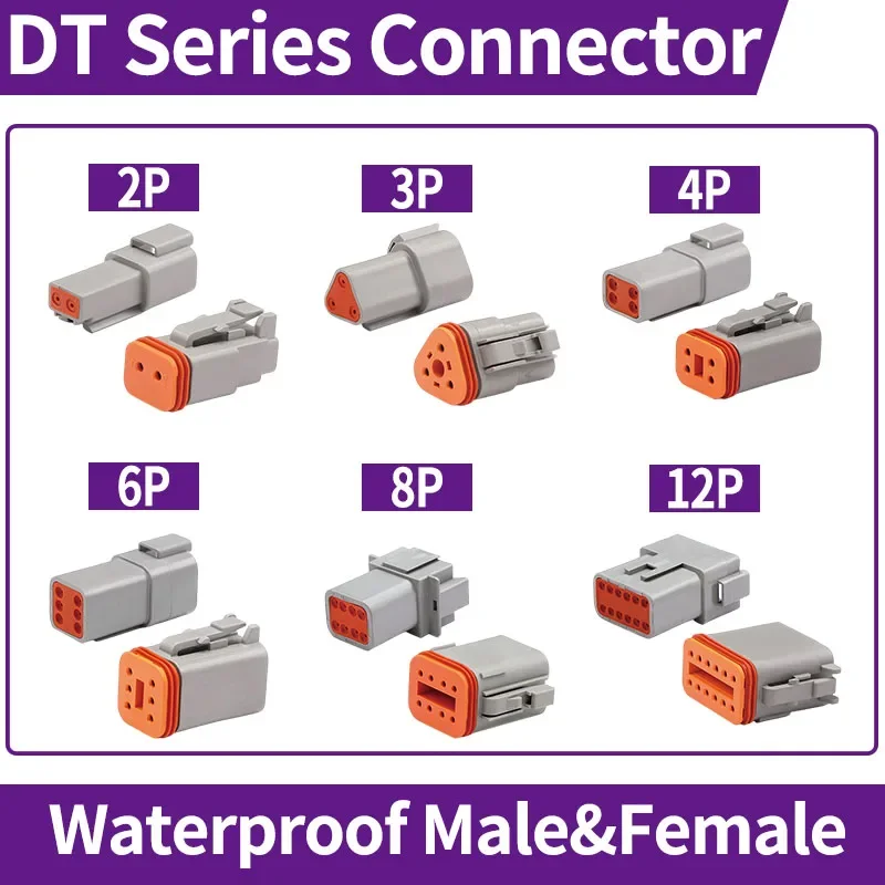 5-10Sets-Deutsch-DT-DT04-2P-TE-Automobile-Waterproof-Electrical-Wire ...
