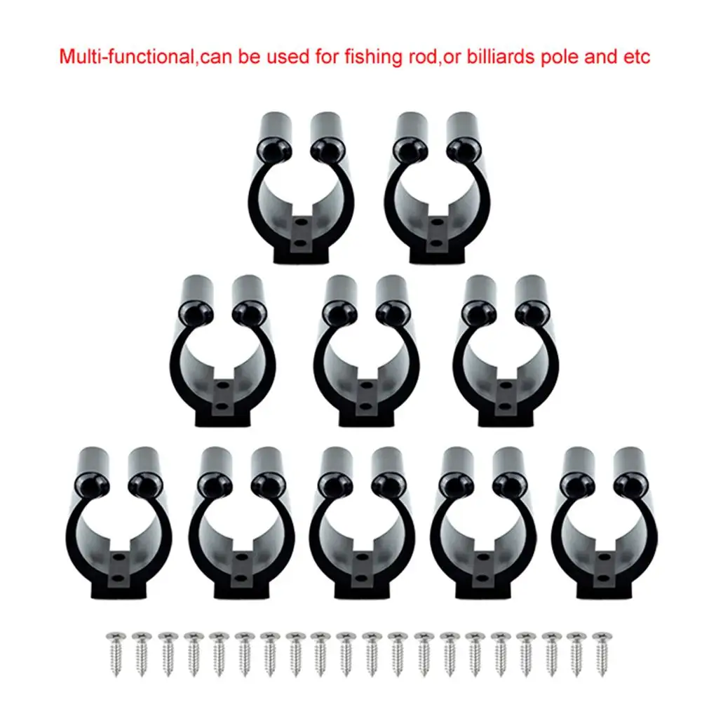 10Pcs-Portable-Fishing-Rod-Clips-Organizer-17mm-24mm-Clips-Wall-Mounted ...