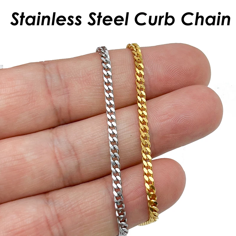 20-Pieces-Stainless-Steel-Curb-Chain-Necklace-Gold-Color-1-5mm-2mm ...