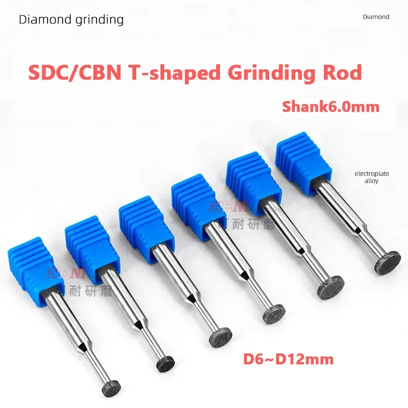 1PCS-Precision-plating-SDC-Carbide-slotted-diamond-T-shaped-grinding ...