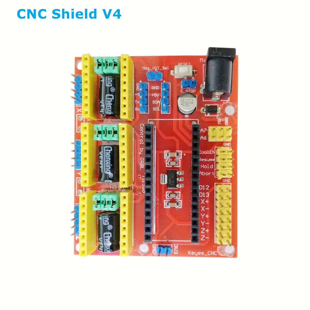 cnc-shield-V4-expansion-board-grbl-controller-3-axis-cnc-engraving-module-laser-engraver-machine ...