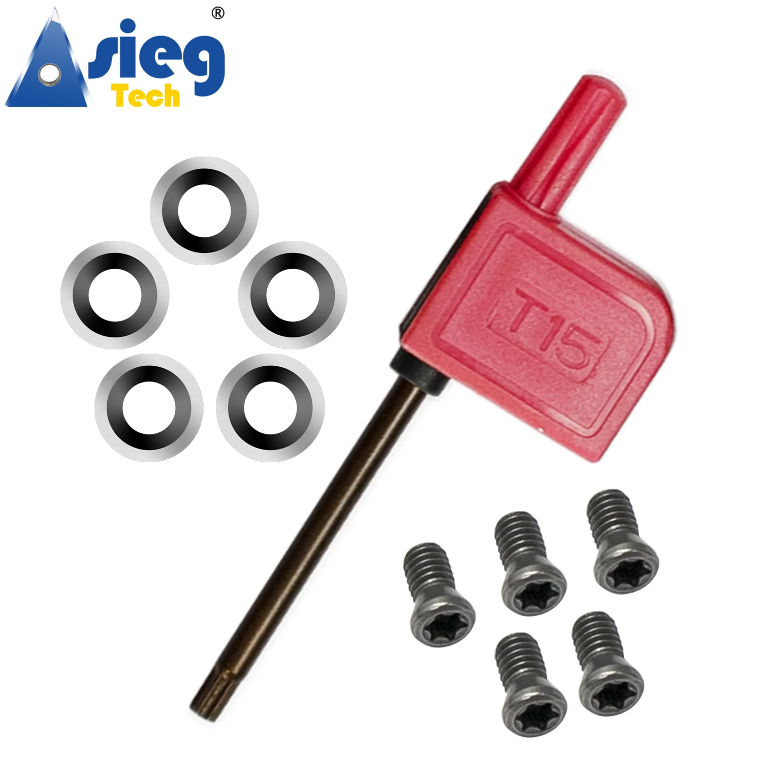 Ci5 8.9mm Round Carbide Inserts Cutters Knives Replacement Fits For DIY ...