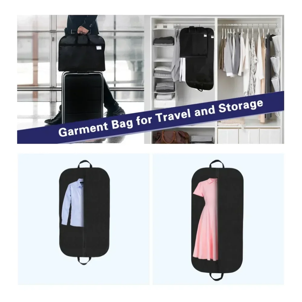 Breathable Garment Bag with Stable Zipper,60x120cm Suit Bag for Men ...
