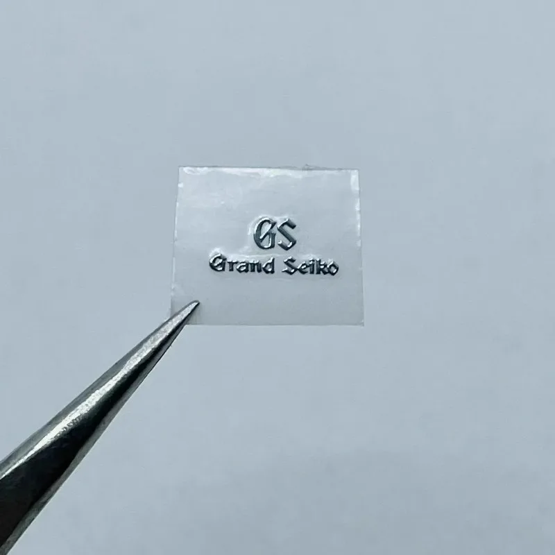 Watch literal logo studs, metal LOGO GS stickers, dial SEIKO label ...