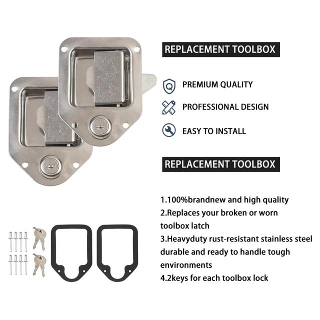Truck Tool Box Replacement Latches