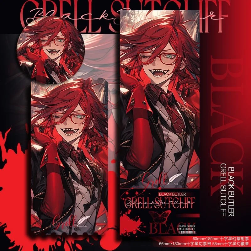 Black Butler Grell Sutcliff Wallpaper