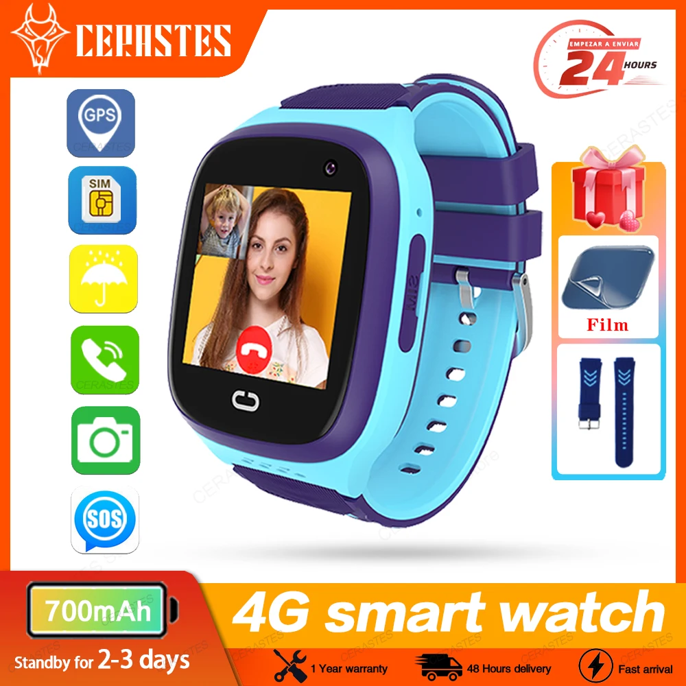 Smart Watch Kids Gps 4g Lt31 Tracking Ip67 Waterproof Smartwatch Security Fence Sos Sim Call ...