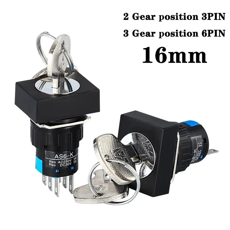 Key-knob-button-switch-LA16Y-11Y-2-22Y-second-and-third-gear-start-stop ...