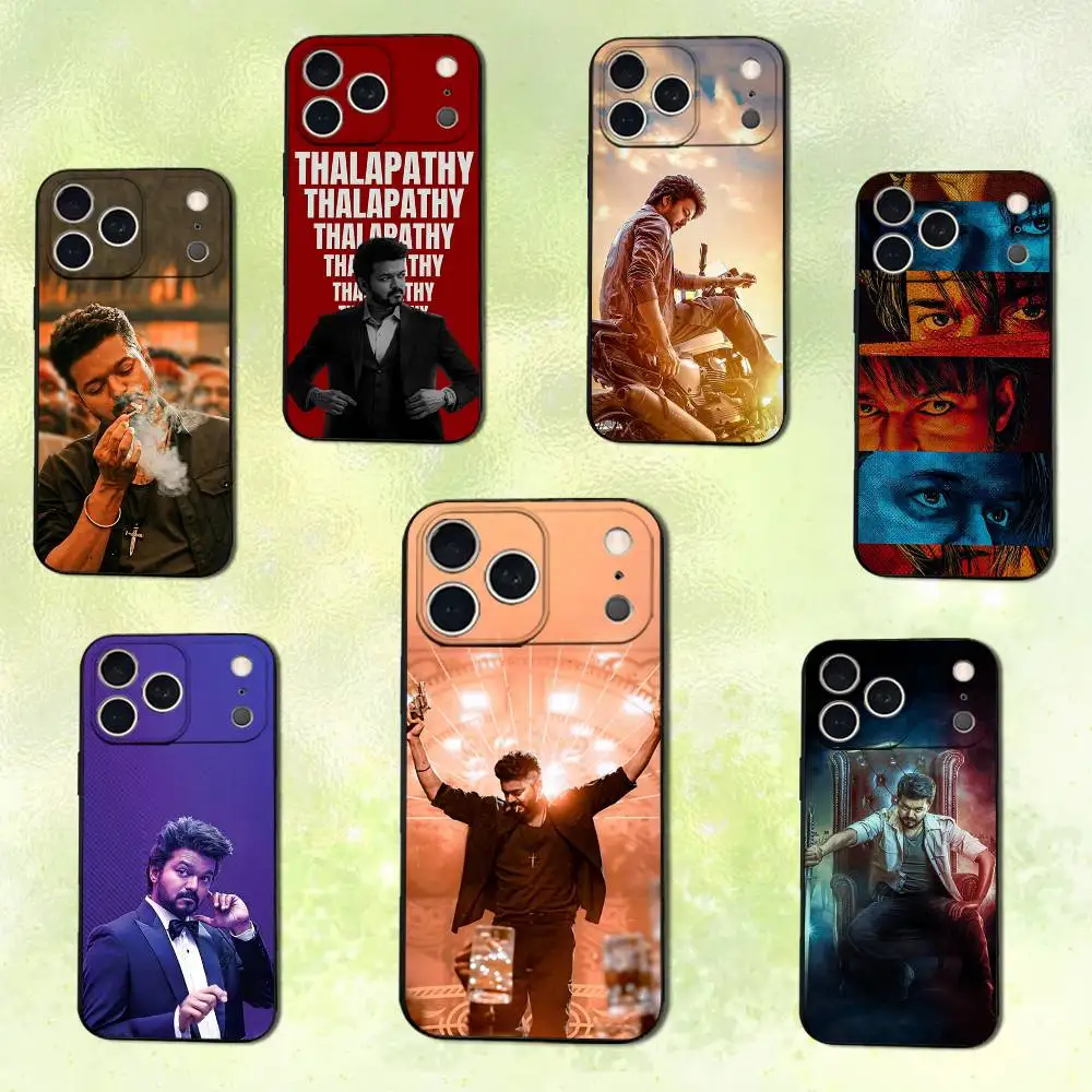 Actor T-Thalapathy V-Vijay Phone Case For iPhone 14,13,17,12,11,16,15 ...