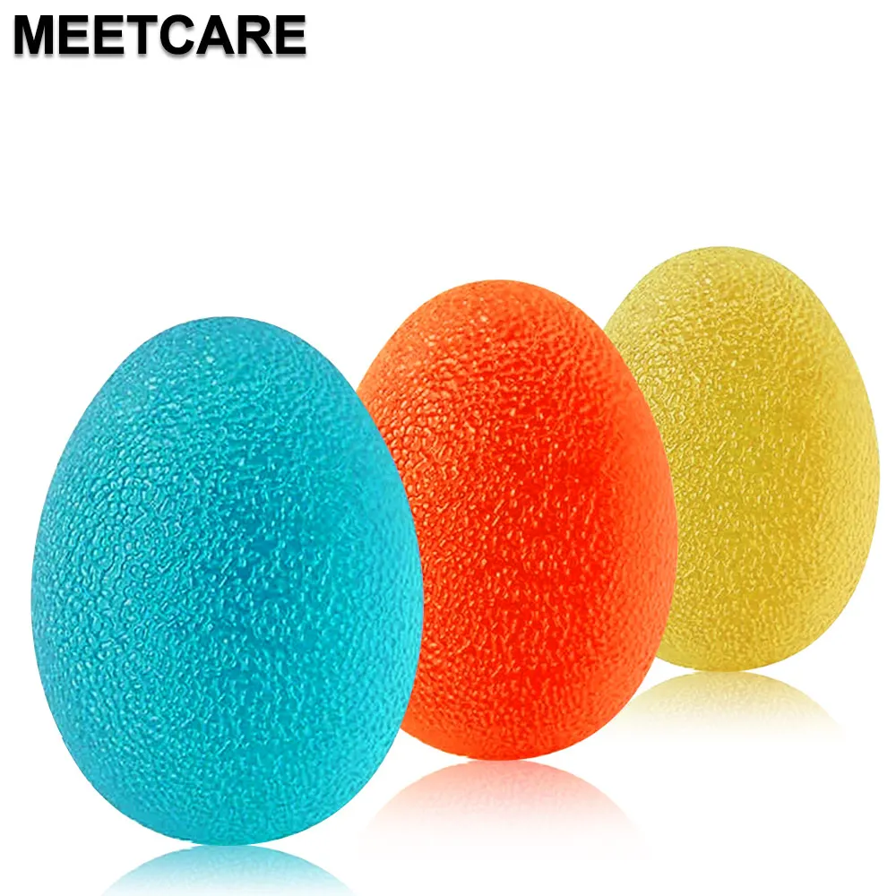 NEW!Silicone Egg Massage Hand Expander Strengths Relief Power Ball ...