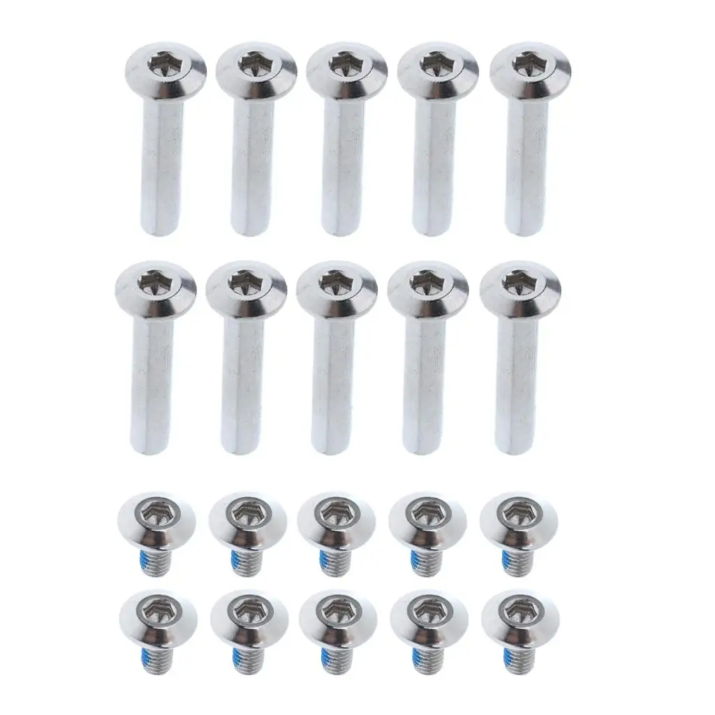 1 set of stainless steel roller skate screws nuts bolts replacement ...
