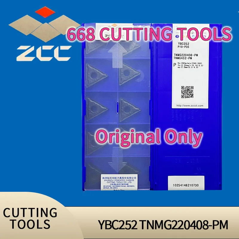 ZCC.CT TNMG INSERTS Cemented Carbide turning Inserts cutting tools CNC ...