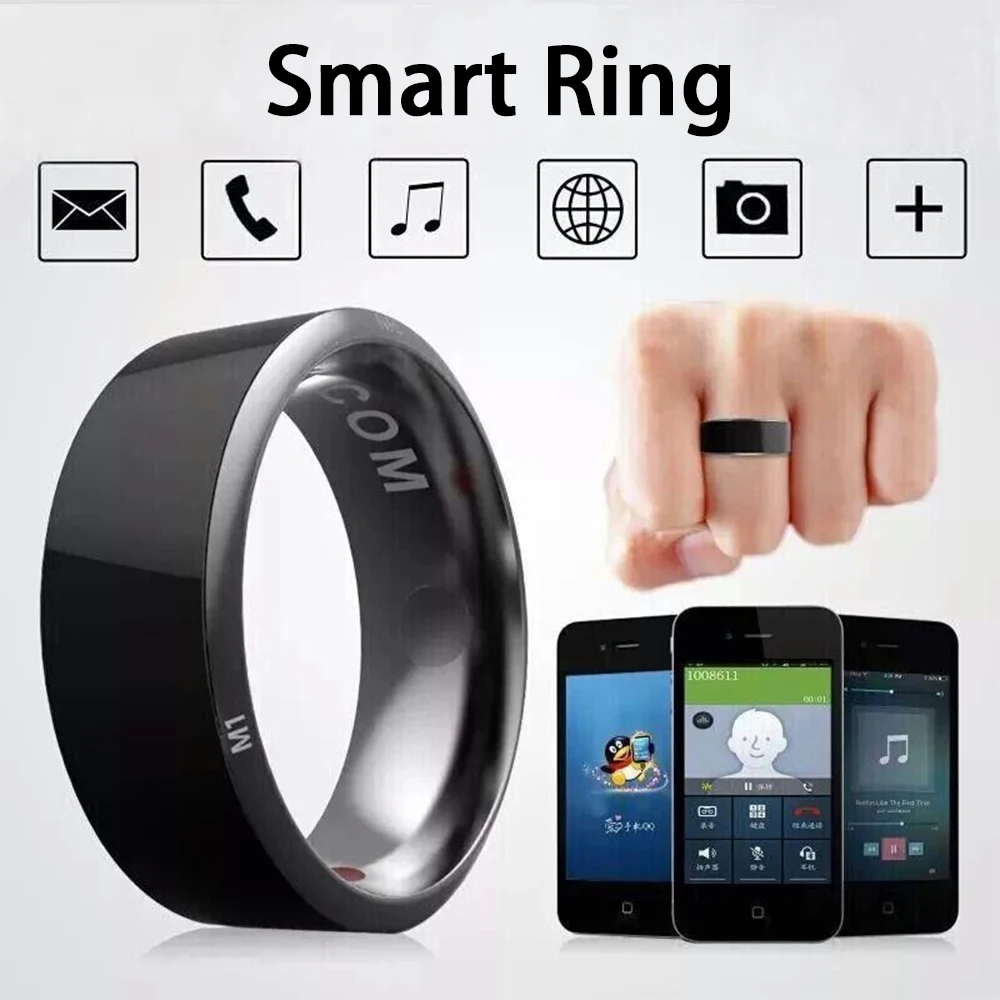 Anillo-inteligente-NFC-electr-nico-Bluetooth-Solar-multifuncional-IC-ID-tarjeta-de-acceso-anal ...