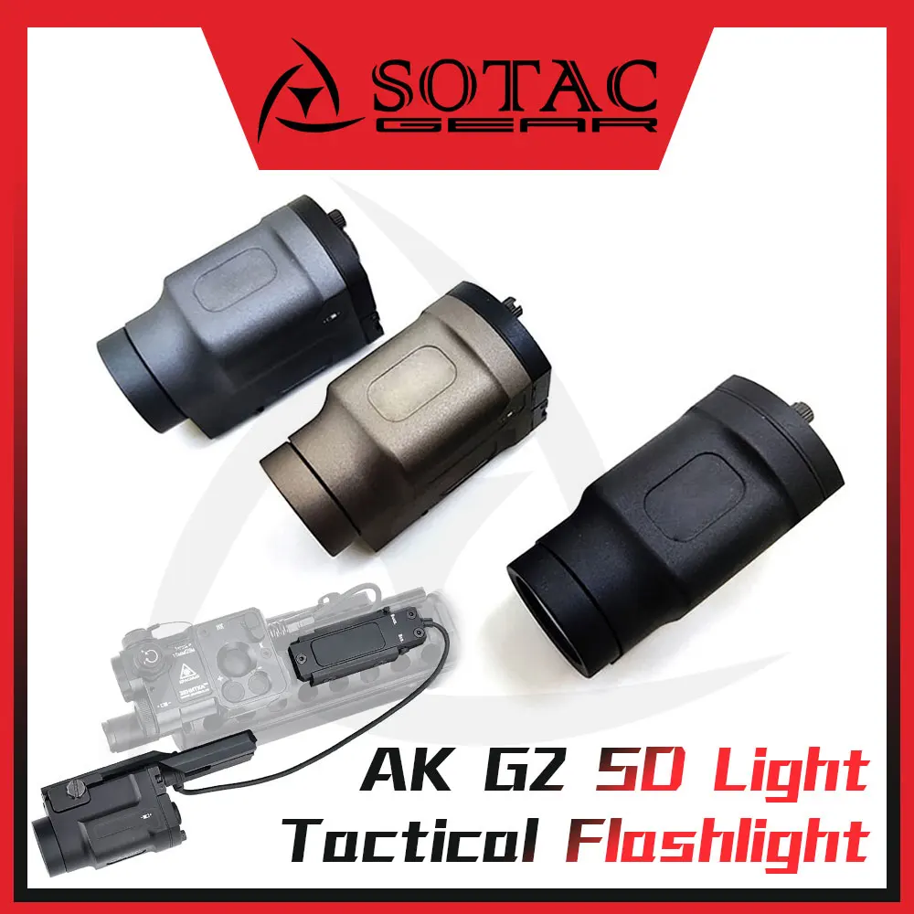 Weapon-AK-SD-GEN-2-Flashlight-with-Remote-Pressure-Switch-Fit-20mm-Rail ...