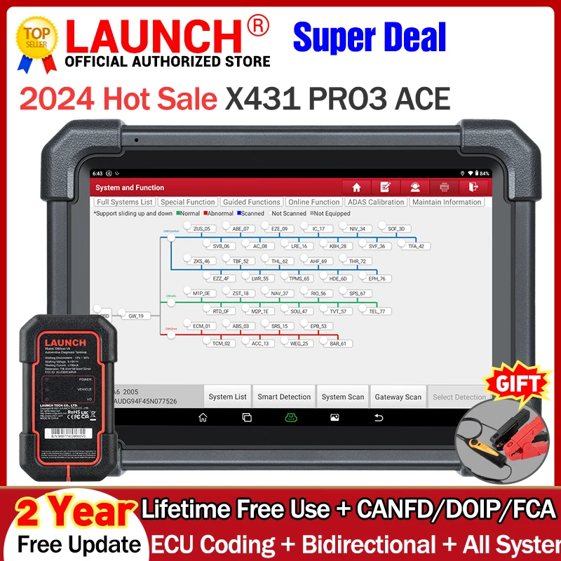 LAUNCH-X431-PRO3-ACE-Herramienta-de-escaneo-para-Codificaci-n-de-ECU-en ...