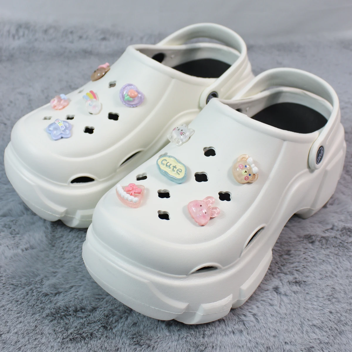 Chanclas-decorativas-con-ventilaci-n-para-ni-a-y-mujer-zapatos-de-pan ...