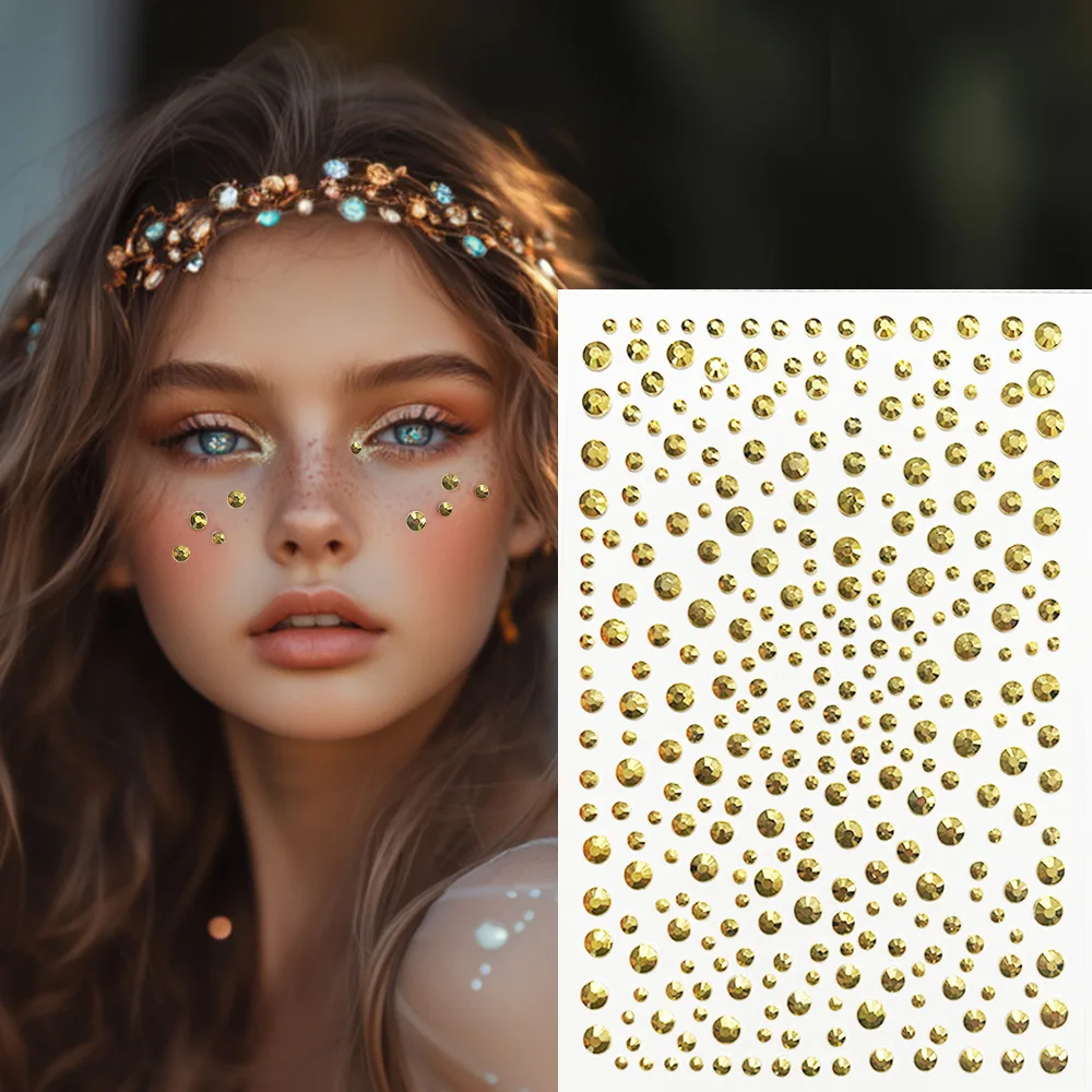 New Rhinestones for Face Rhinestones Bright Festival Glitters Face ...