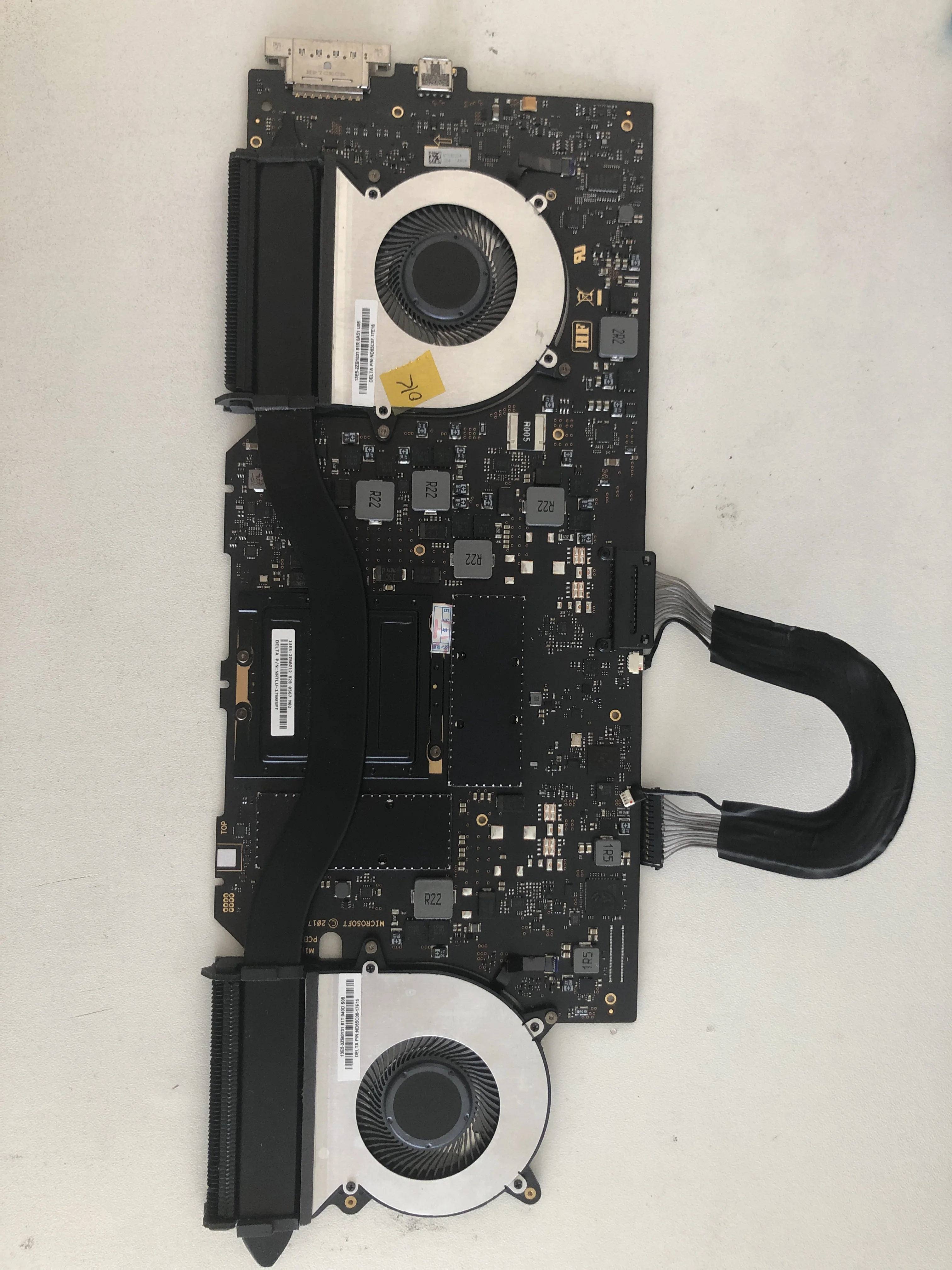 Original-logicboard-For-Microsoft-surface-book-2-15inch-1813-base ...