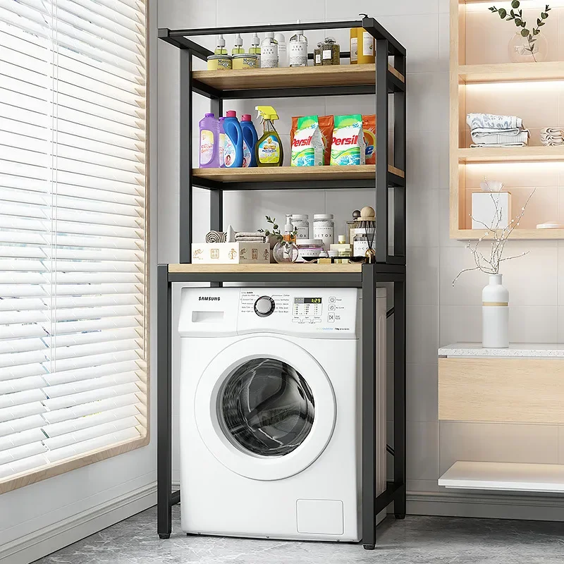 Balcony-washing-machine-shelves-floor-to-ceiling-storage-shelves ...
