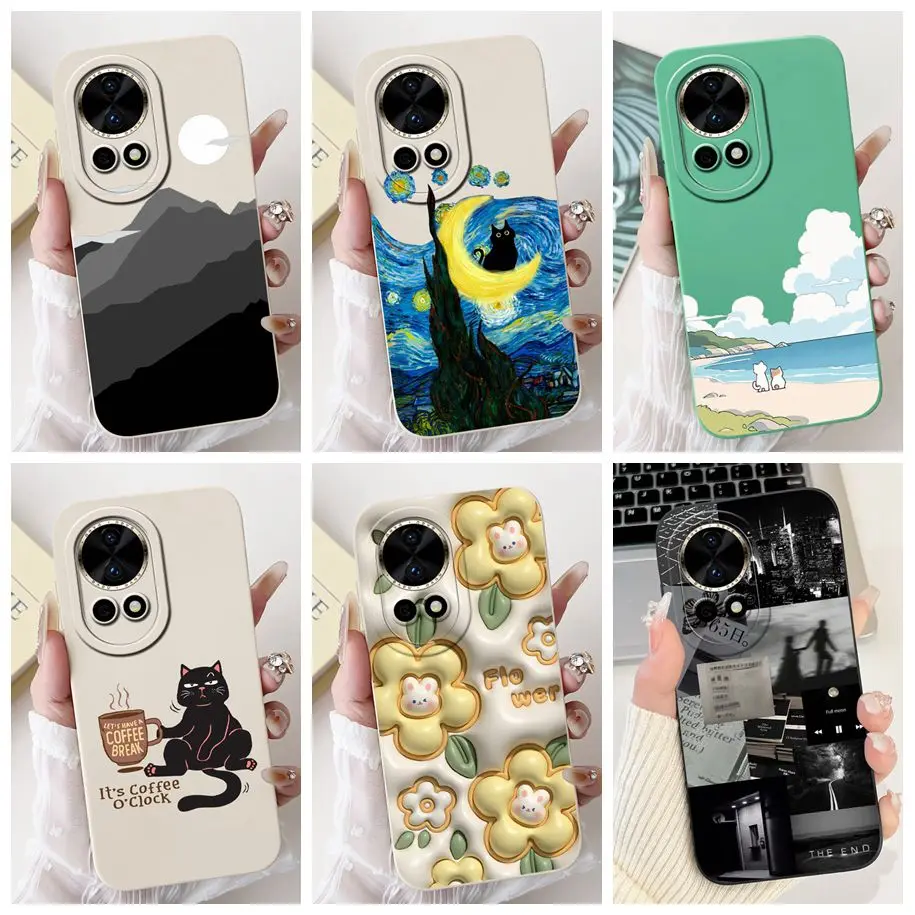 For Huawei nova 12 SE Case BNE-LX1 Phone Cover Popular Art Painted Soft ...