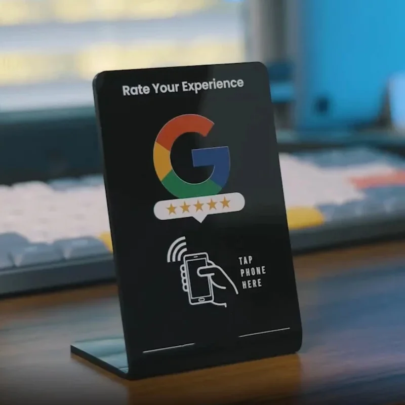 Customized-Google-Review-Stand-nfc-Google-QR-Tap-Review-nfc-qr-Code ...