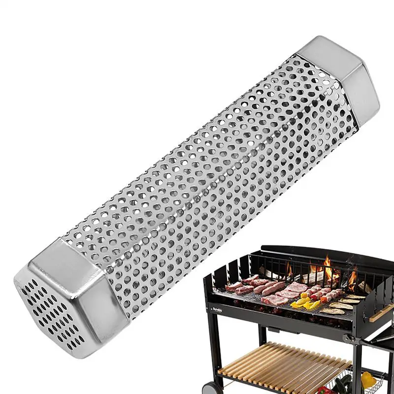 Smoker Tube Stainless Steel BBQ Pipe Flavor-Infused Grill Accessory ...
