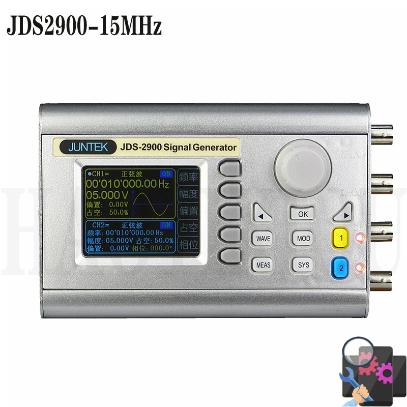 JDS2900 15MHz Portable Signal Generator Dual channel DDS Counter ...