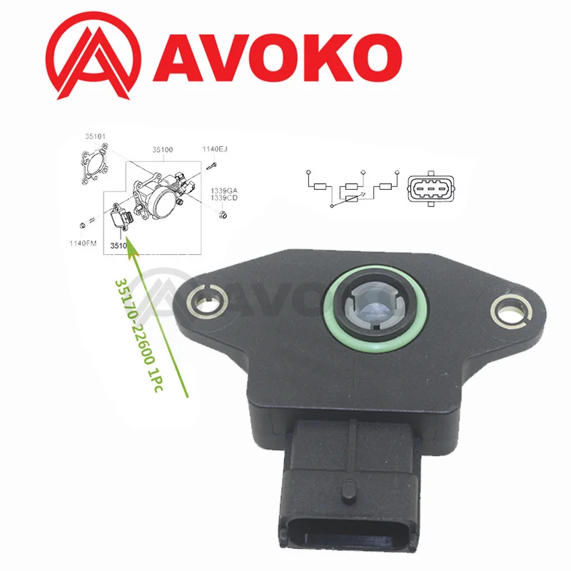 TPS-Throttle-Position-Sensor-For-NISSAN-MARCH-MICRA-II-III-Honda-ACCORD ...