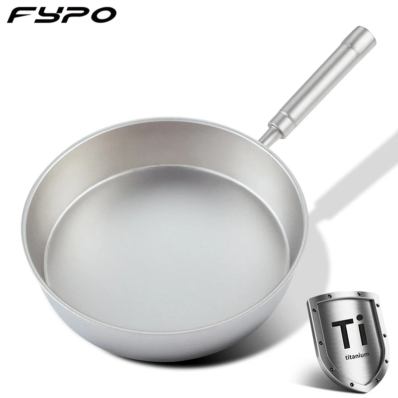 Pure-Titanium-Pan-Frying-28cm-Uncoated-Omelette-Egg-Pan-Kitchen ...
