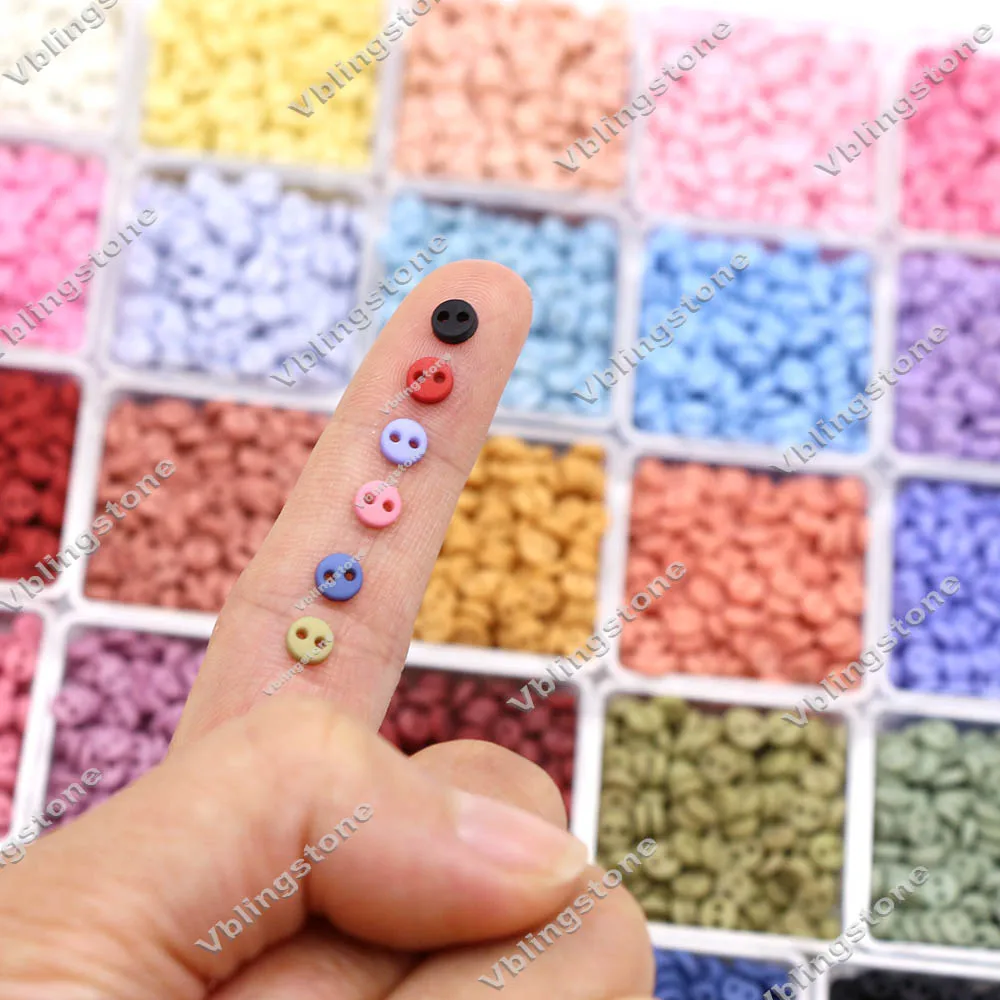 4mm-Plastic-Button-24-Colors-Round-Mini-Buttons-for-Dolls-Clothes ...