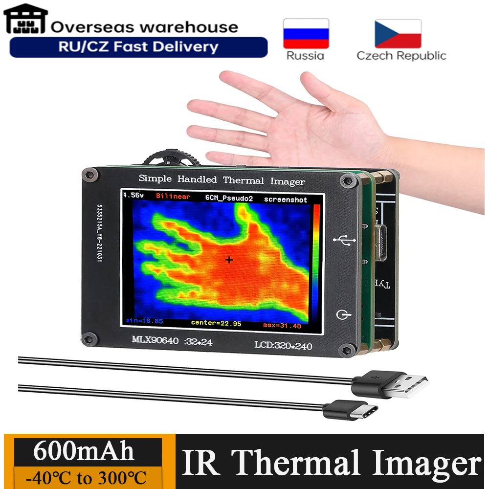 24-32-Pixel-Infrared-Sensor-Simple-Thermal-Imager-2-0inch-LCD-240-320 ...