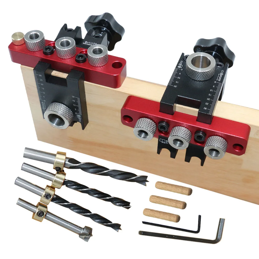 Woodworking 3 In 1 Dowelling Jig Universal Dowel Cam Jig Wood Hole ...