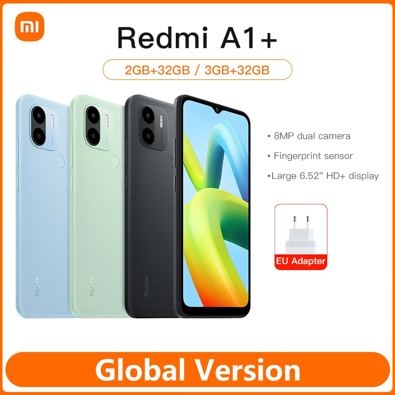 Xiaomi Redmi A1+ Global Version Smartphone 2GB+32GB MTK Helio A22 8MP ...