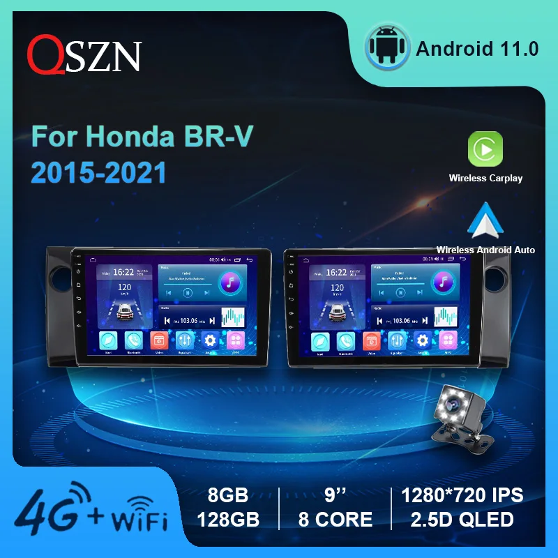 Radio Multimedia con GPS para coche, reproductor con Android 11, DSP, 8 ...