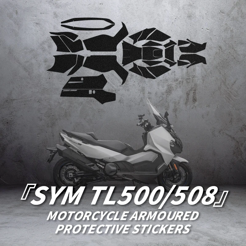For-SYM-TL500-508-Motorcycle-Armor-Fairing-Stickers-Kits-Decoration-And ...