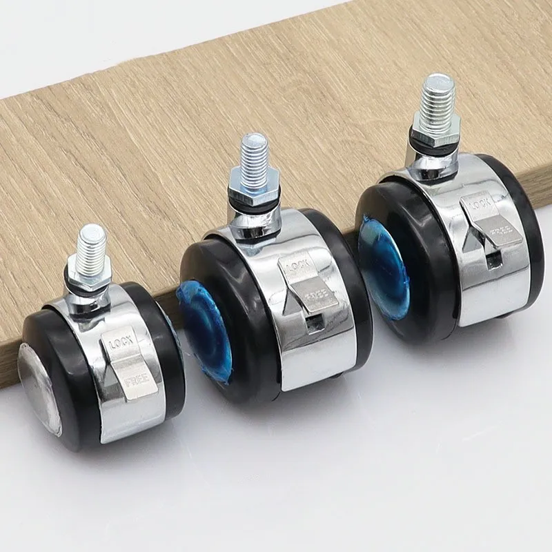 1PC-2-Office-Chair-Alloy-Universal-Wheel-Caster-M10-Screw-Rotation ...