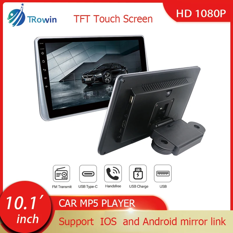 10-1Inch-Touch-Screen-Universal-MP5-Car-Headrest-Monitor-Stereo-Audio ...