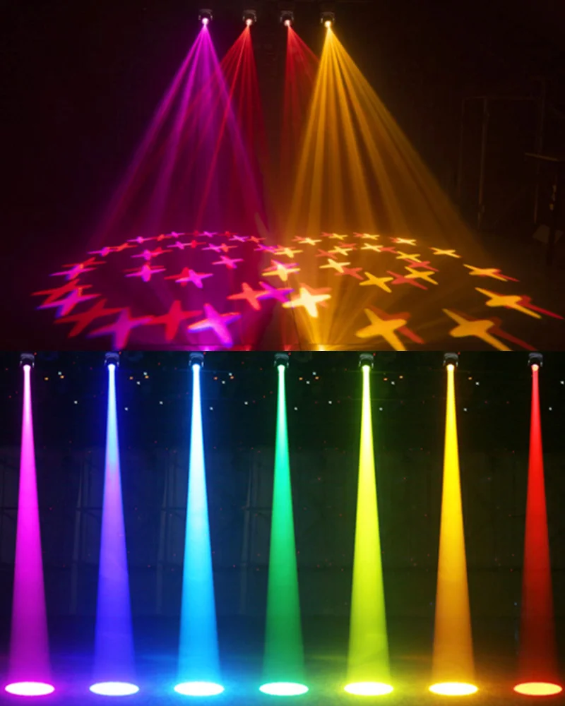Prism Stage Lighting Effects 18 Prism Gobo 150W LED Moving Head Lights