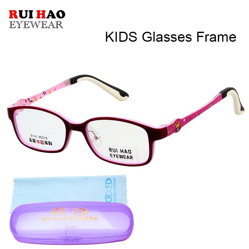 Children Optical Eyeglasses Frame Kids Myopia Student Eye Glasses Super ...
