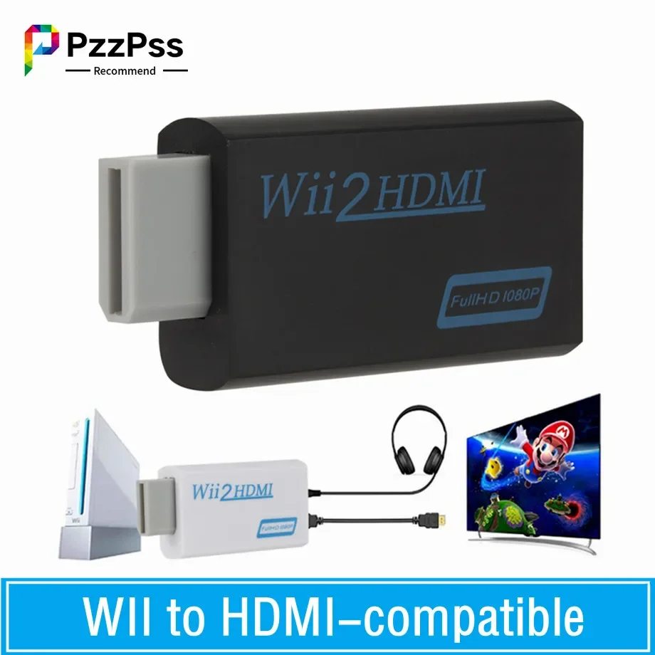 PzzPss-convertidor-compatible-con-Wii-a-HDMI-adaptador-de-Wii2HDMI ...