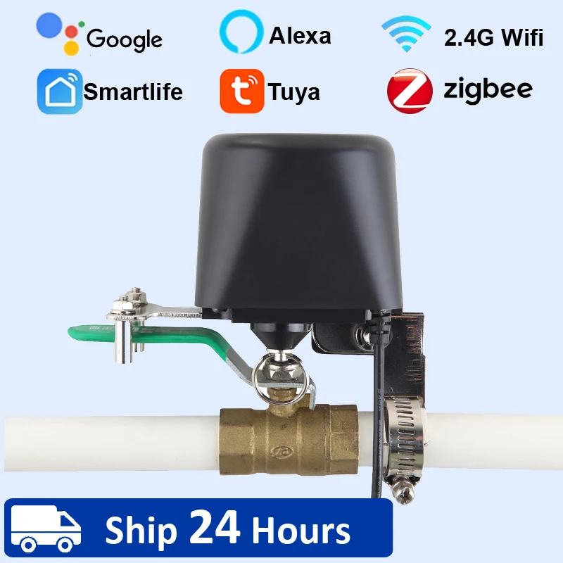Tuya Zigbee Smart Water Gas Valve Controller | Tuya Smart Wifi Water ...