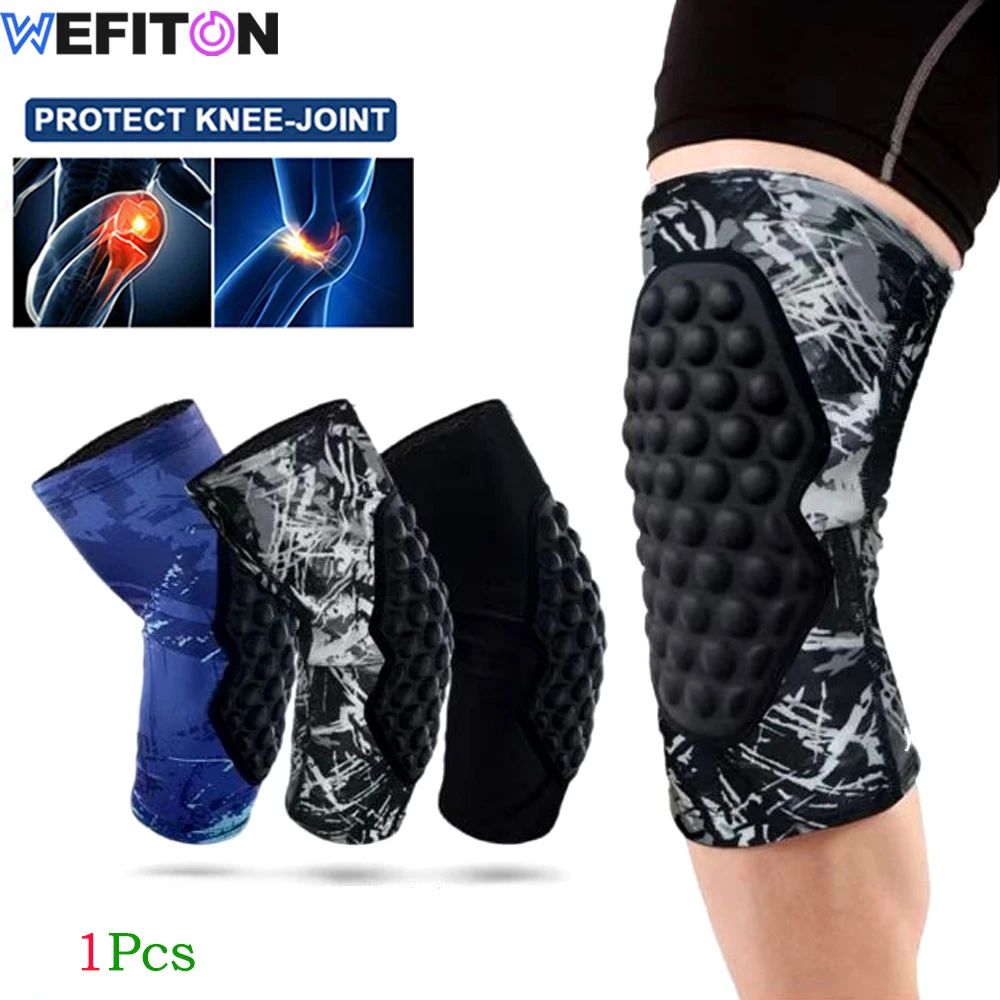 1Pcs-Protective-Knee-Pads-Basketball-Volleyball-Knee-Guards-Crashproof ...