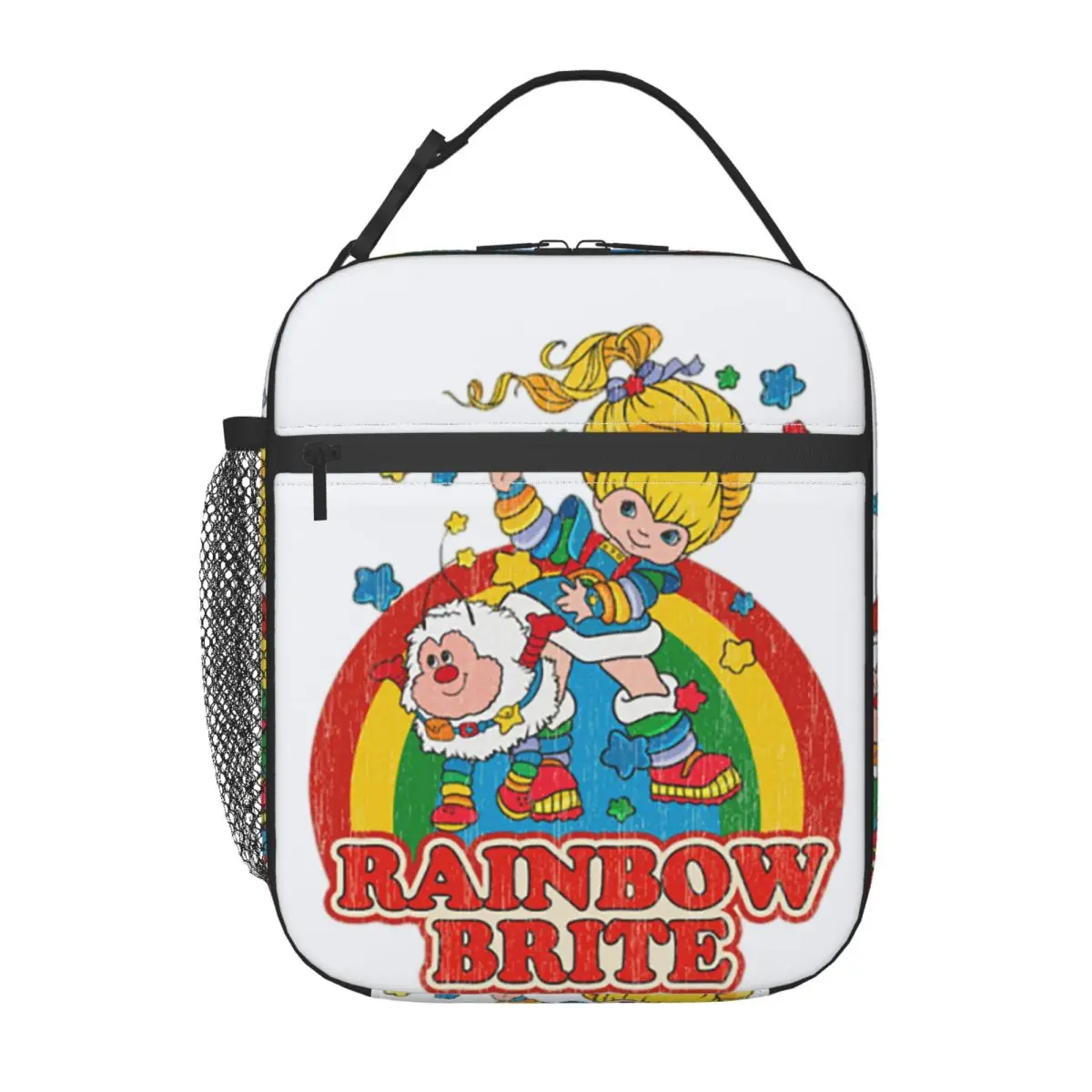 Rainbow Brite Vintage Colorful Design Insulated Lunch Bag for Women ...