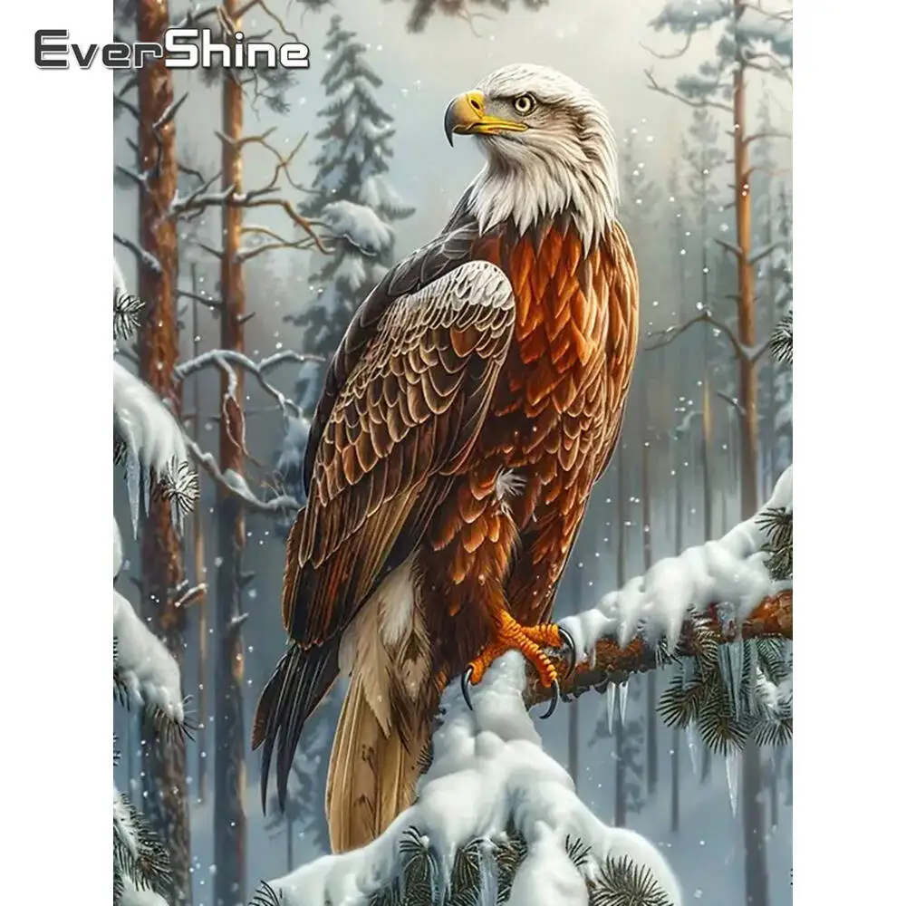 Evershine New Arrival Diamond Embroidery Eagle Picture Rhinestones ...