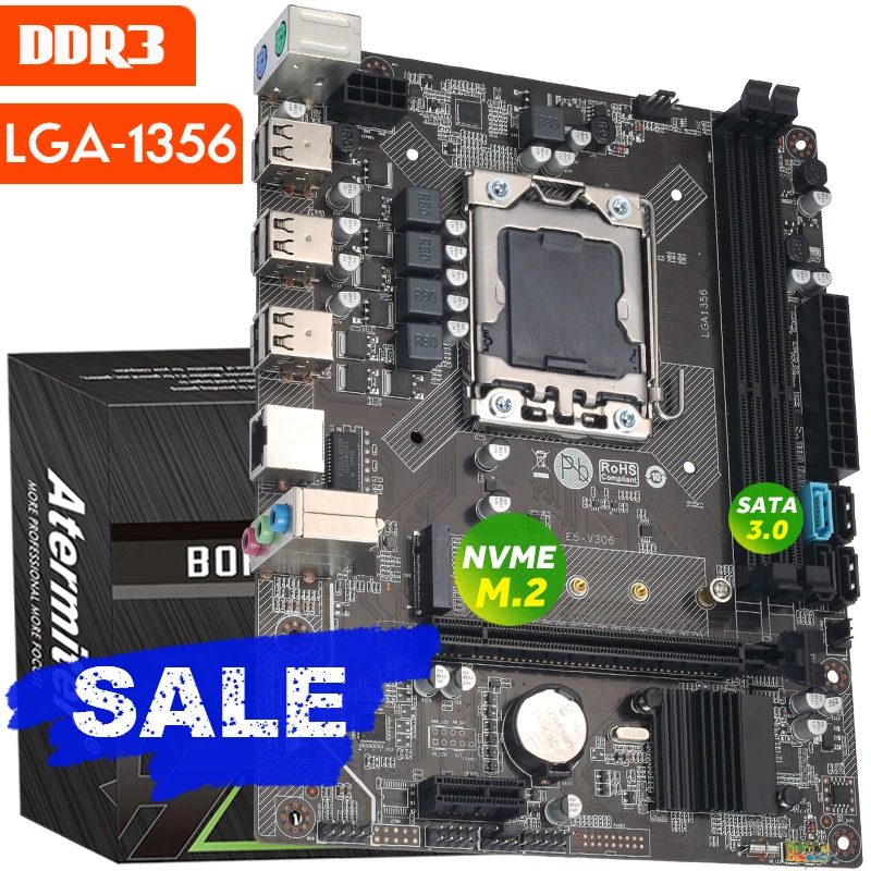 Atermiter-LGA-1356-Motherboard-Support-REG-ECC-Server-Memory-and-Xeon ...