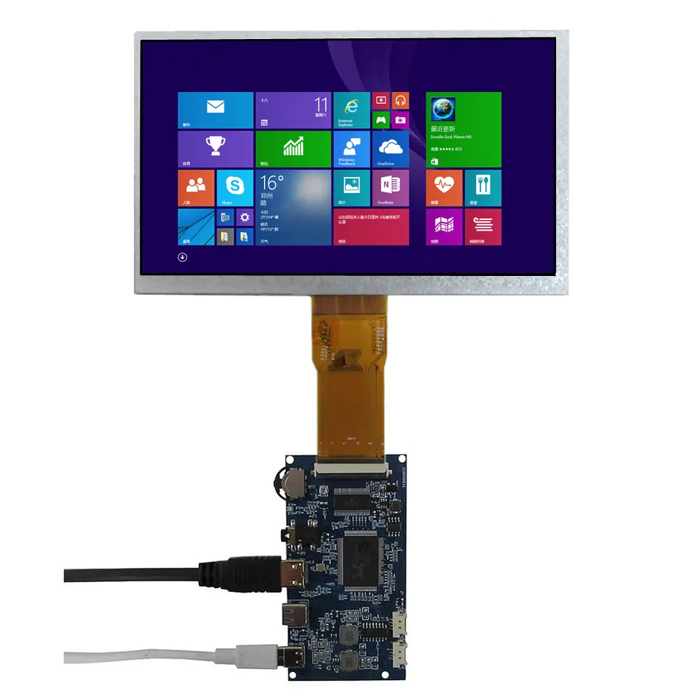 7-Inch-50Pin-TTL-1024-600-Portable-LCD-Display-Screen-Multi-Purpose ...
