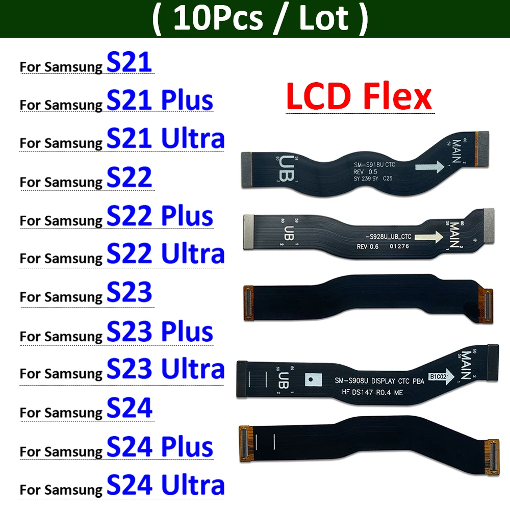 10Pcs/Lot, LCD Screen Connector Cable For Samsung S21 S22 S23 S24 Plus ...