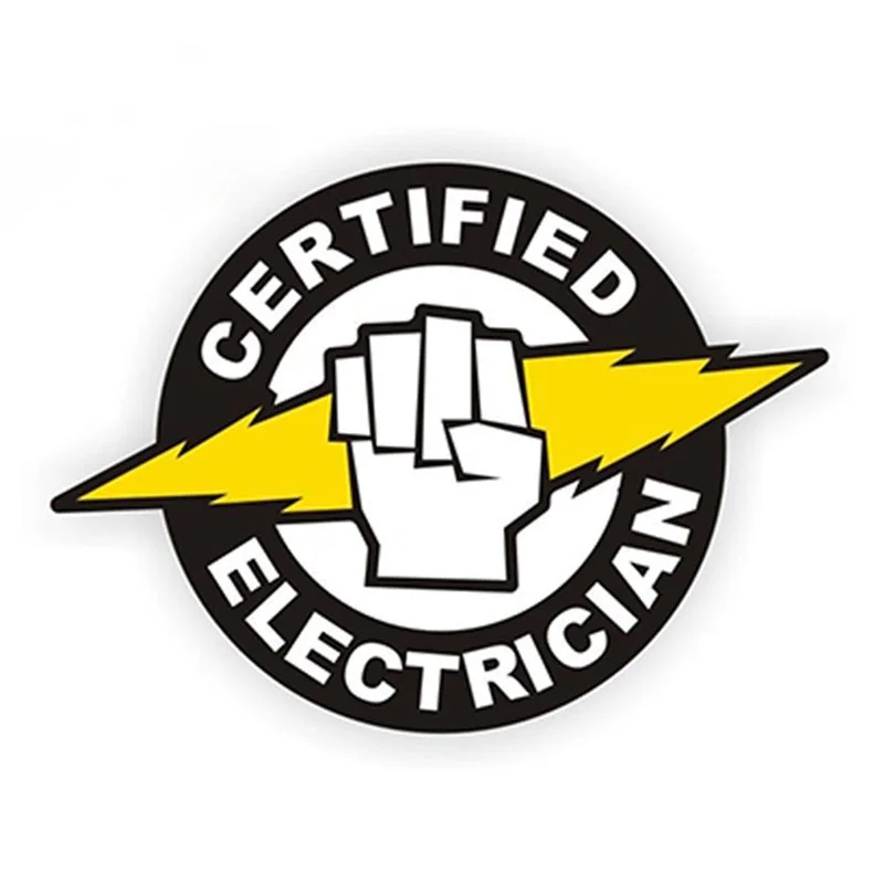 V39-Car-Sticker-Certified-Electrician-Hard-Hat-Helmet-Label-Electrical ...