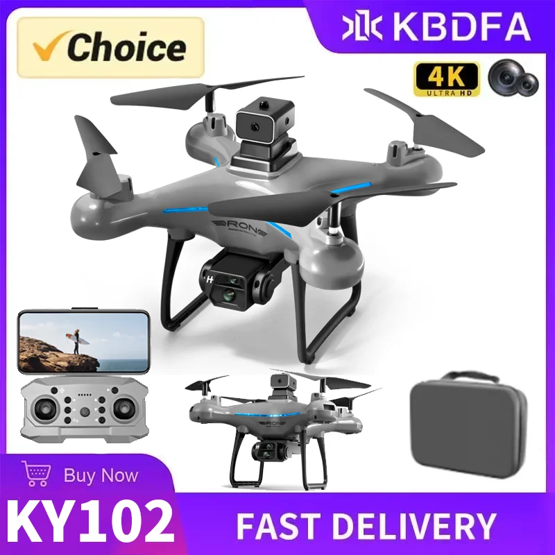 KBDFA KY102 Drone Professional 4K HD Camera RC Aerial Photography Brushless Motor WIFI Lifting ...